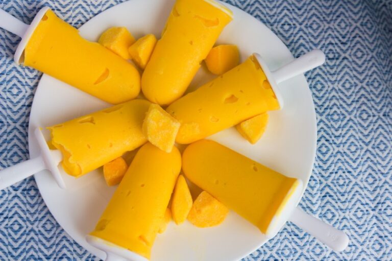 Mango Popsicles - Thrive Nutrition RDN