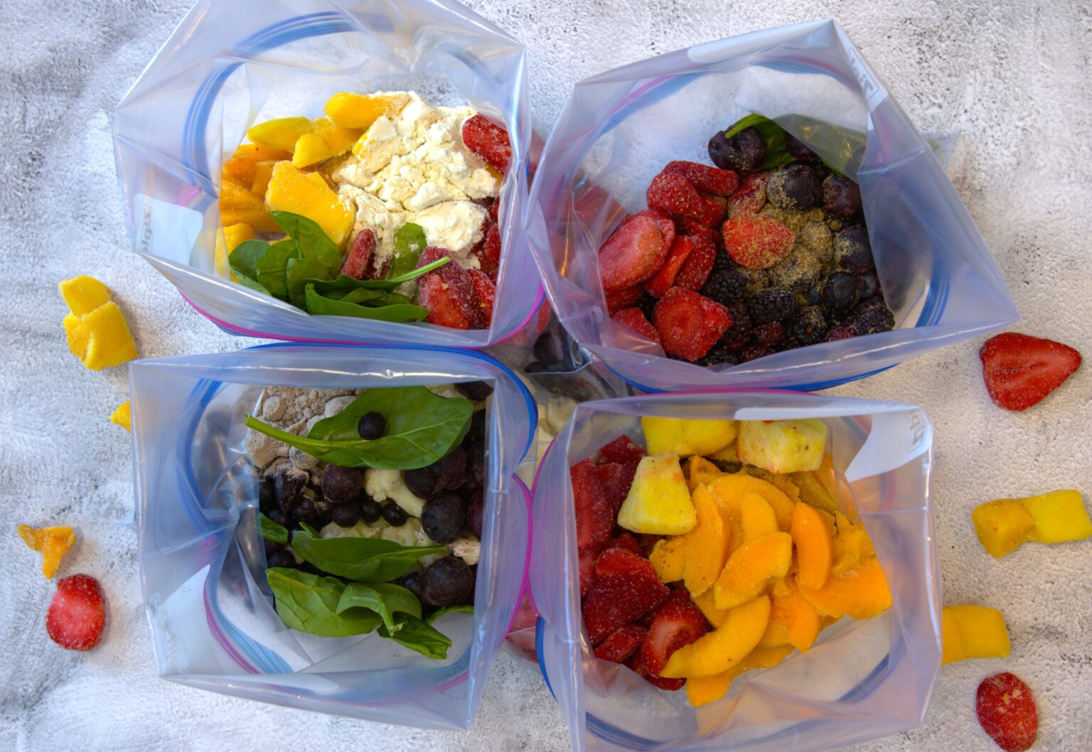 Meal Prep Frozen Smoothie Packs - Thrive Nutrition RDN
